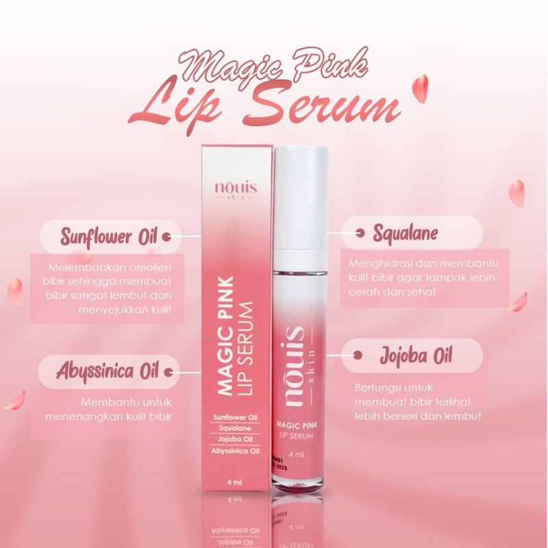 Jual MAGIC PINK LIP SERUM NOUIS SKIN | Shopee Indonesia