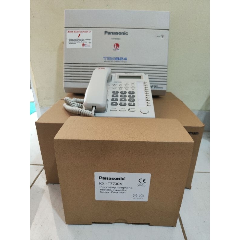 Jual Pabx Panasonic KX-TEM824 Kap 6 line 16 extension Free Telepon Master | Shopee Indonesia
