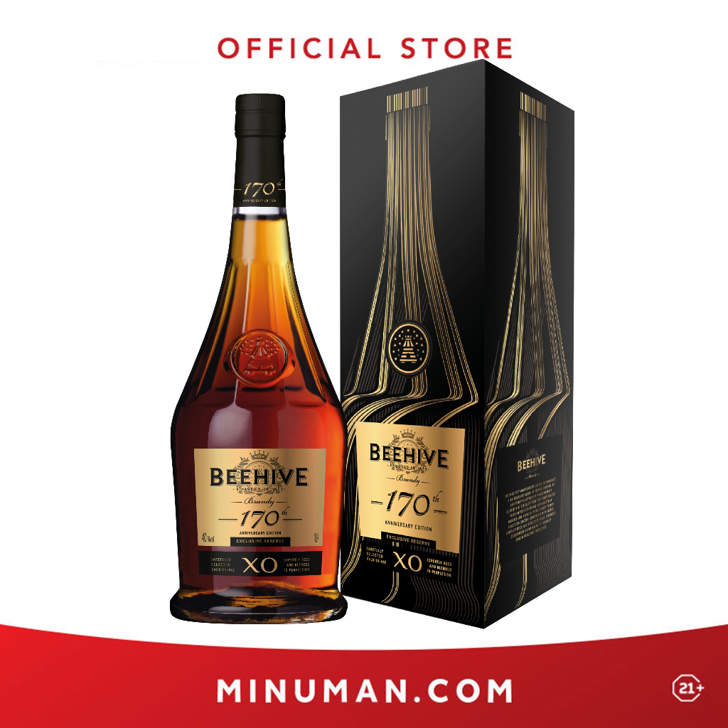 Jual Beehive - XO Brandy - 170th Anniversary - 1000ml | Shopee Indonesia
