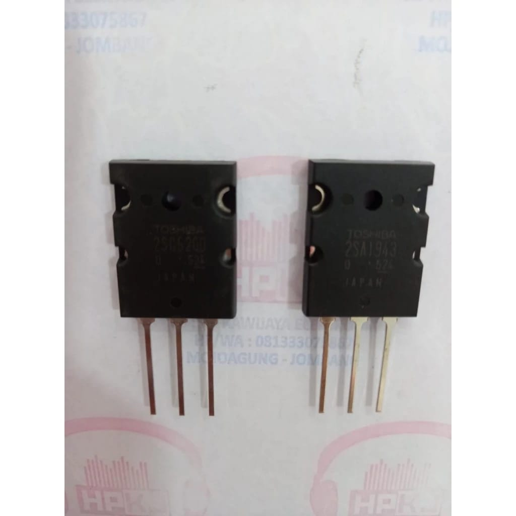 Jual Transistor Final Toshiba 2sc5200 2sa1943 2SC 5200 & 2SA 1943 ( 524 ...
