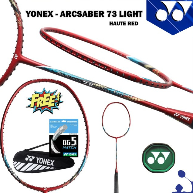 Jual Raket Badminton Yonex Arcsaber 73 Light Rudy Series Hauted Red ...