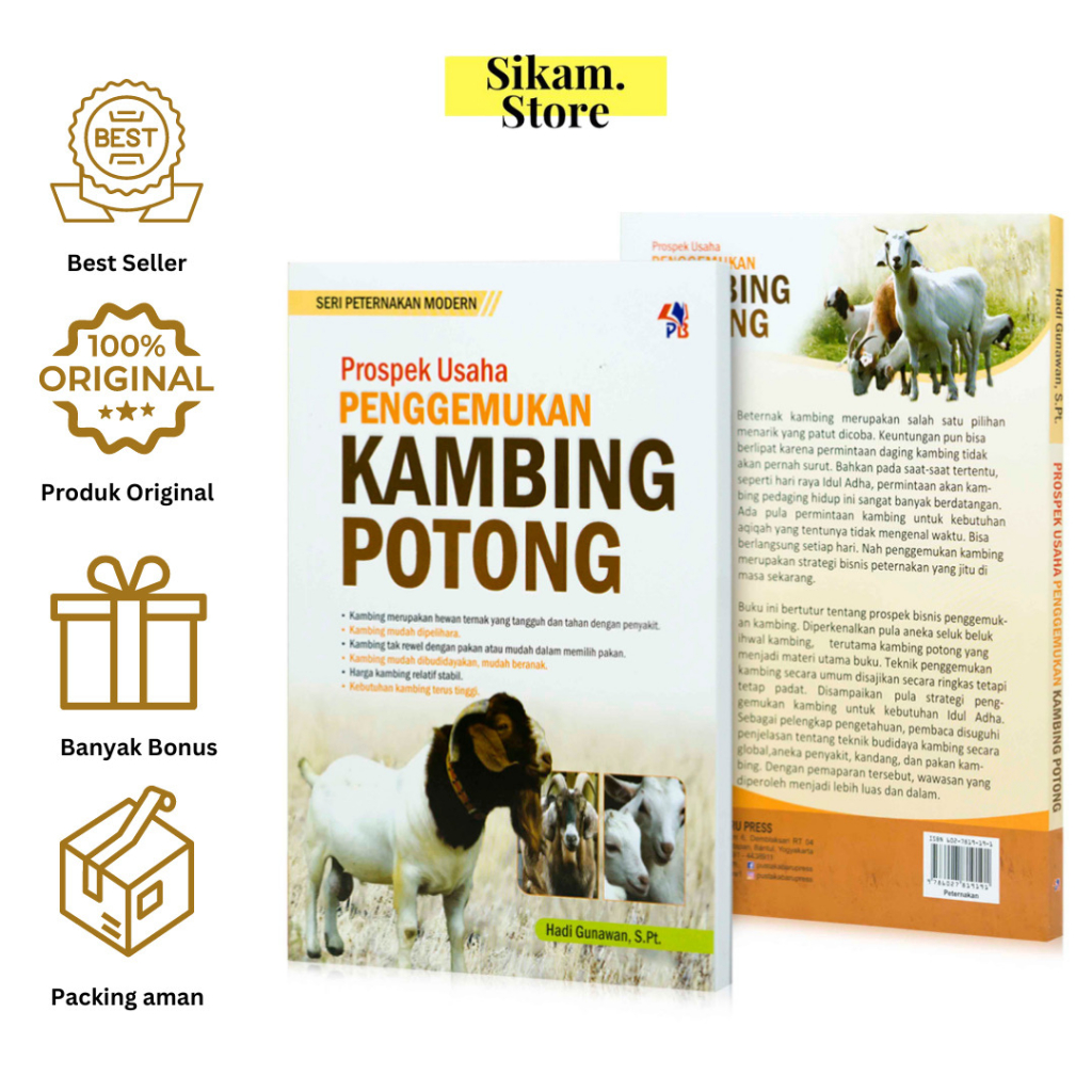 Jual Buku Peternakan : Prospek Usaha Penggemukan Kambing Potong ...