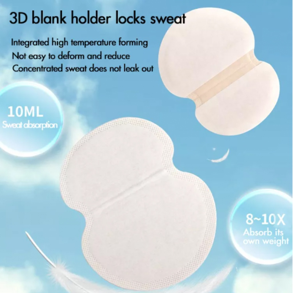 Jual Anti Ketek Basah Armpit Sweat Pad Pembalut Ketek Per 10 Pcs Pembalut Ketiak Shopee