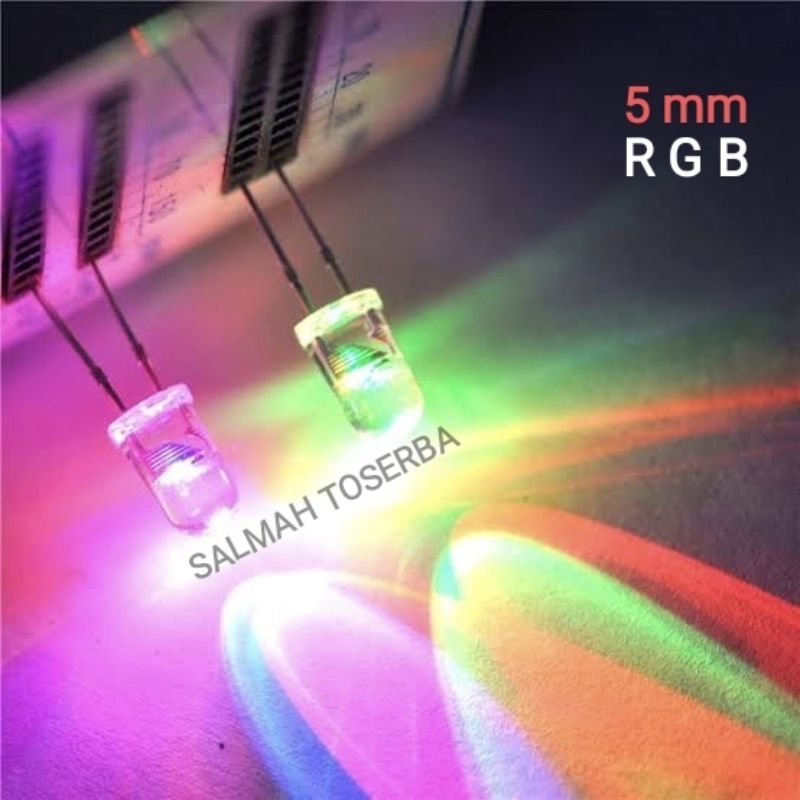 Jual Lampu Super LED RGB 5mm 3 Mode Hias Warna Praktek Anak Sekolah ...