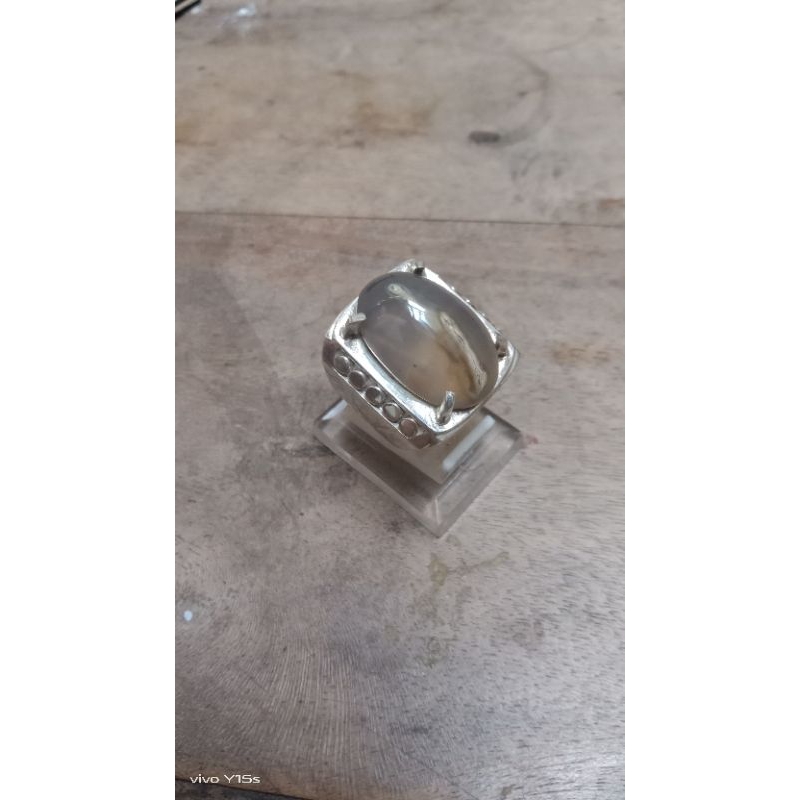 Jual natural batu akik motif ring perak 925 handmade | Shopee Indonesia
