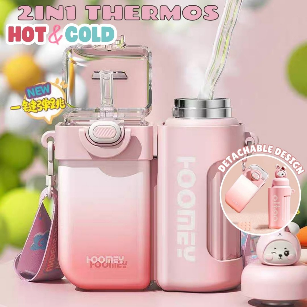 Jual 2in1 Hot & Cold Children Thermos Drinking Bottle / Botol Minum ...