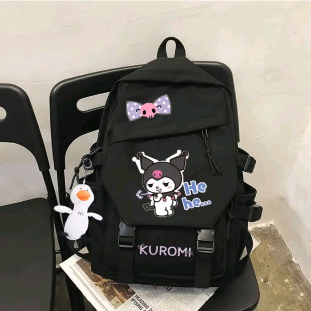 Jual Tas Ransel KUROMI Tas Anak Perempuan SD SMP SMA Bisa bayar Ditempat COD | Shopee Indonesia