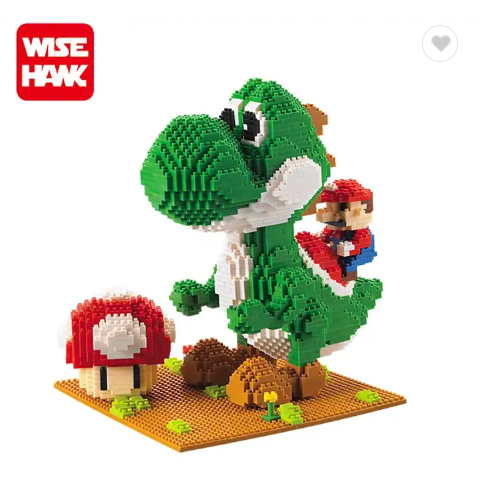Jual Wisehawk Mini Block Big Figure Super Mario Bros Series Karakter ...