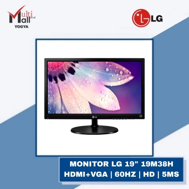 Jual MONITOR LG 19" 19M38H HDMI VGA TKDN 5MS | Shopee Indonesia