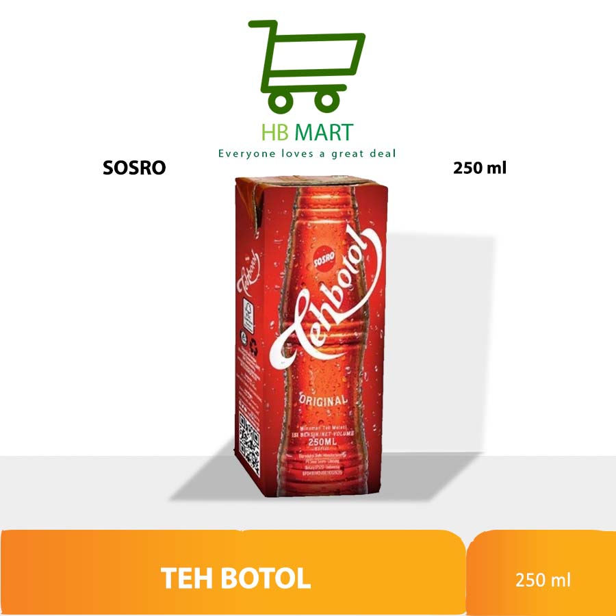 Jual MINUMAN TEH BOTOL SOSRO KOTAK ORIGINAL LESS SUGAR 250ML | Shopee Indonesia
