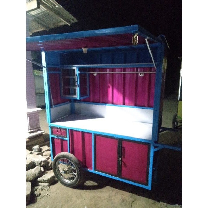 Jual gerobak,rombong,booth angkringan/serbaguna | Shopee Indonesia