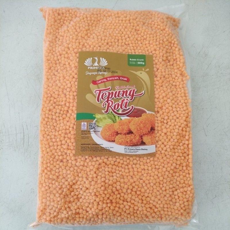 Jual Tepung Roti Primera Bubble Crumb Orange 500gram | Shopee Indonesia