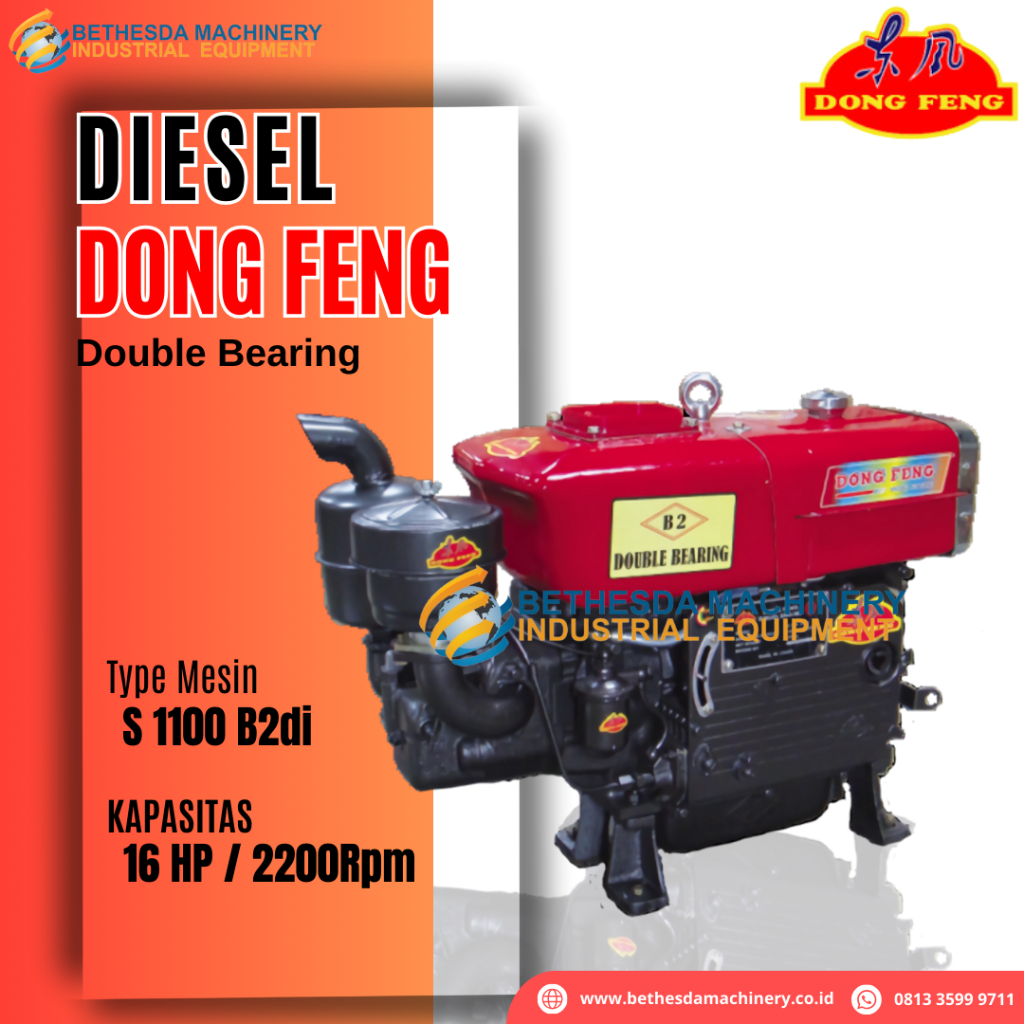 Jual Mesin Penggerak DONG FENG S 1100B2-di Diesel Dongfeng 16HP 16 PK | Shopee Indonesia
