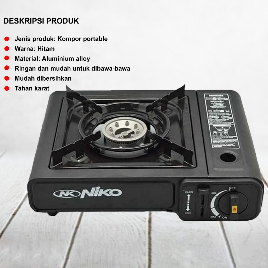 Jual Kompor Portable Cosmos Gas Mini 1 Tungku Portabel Travel CGC 121P ...
