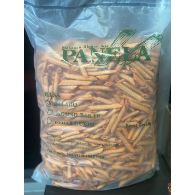 Jual STIK KENTANG PANELA 1 KG (BALADO / PEDAS / JAGUNG BAKAR) MERK ...