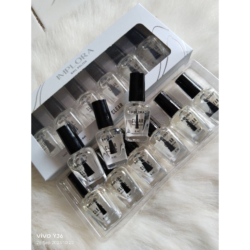 Jual kutek bening implora /nail polish 8 ml | Shopee Indonesia