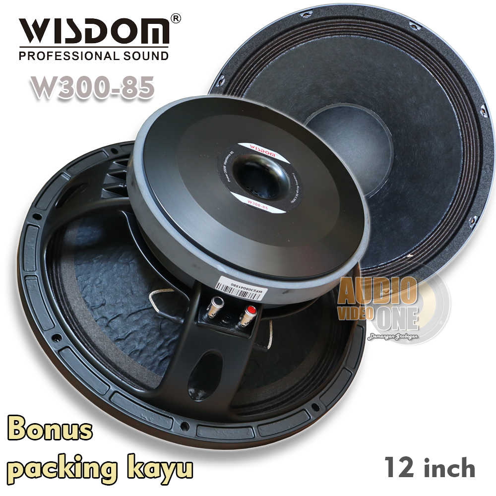 Jual Speaker Wisdom 12 Inch W300-85 Spul 3 Inch Original Bonus Packing ...