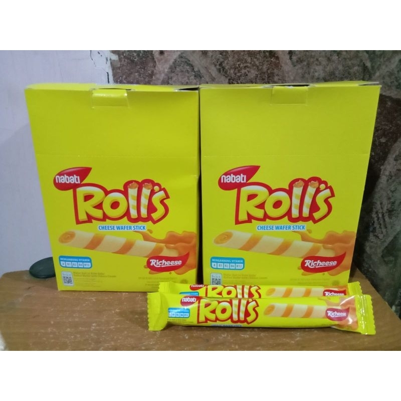 Jual Nabati Rolls wafer stik / astor roll / wafer rolis / wafer panjang ...