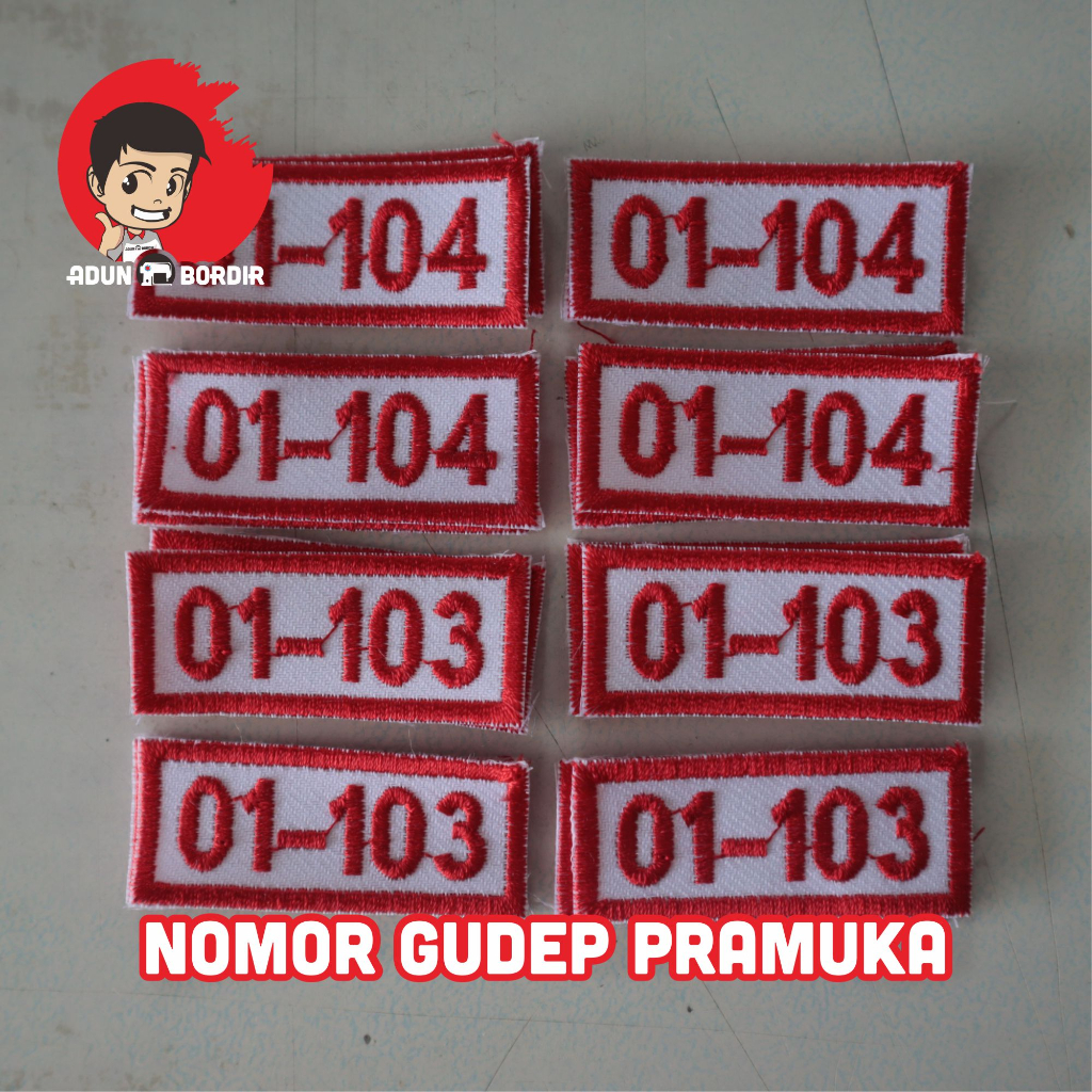 Jual Bordir Nomor Gudep Pramuka | Shopee Indonesia