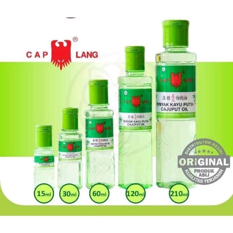 Jual MINYAK KAYU PUTIH CAP LANG 15ml,30ml,60ml,120ml | Shopee Indonesia