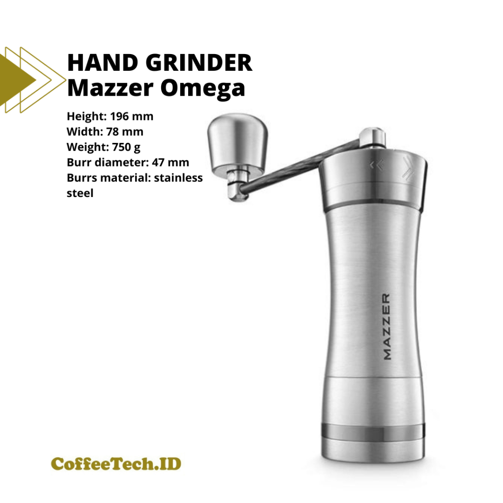 Jual HAND GRINDER COFFEE MAZZER OMEGA // GRINDER KOPI MANUAL ...
