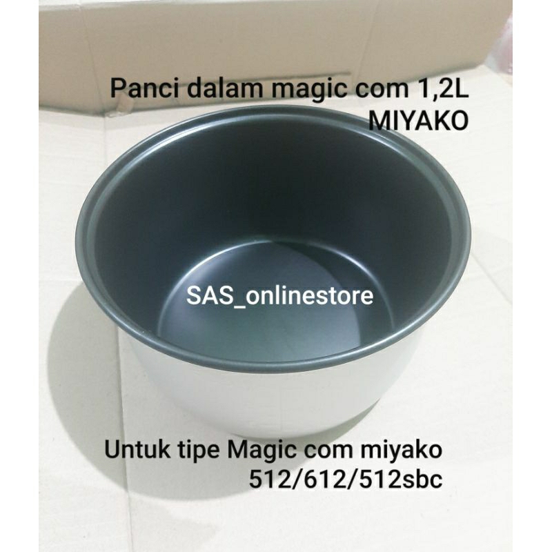 Jual Panci dalam Magic com miyako 1,2L(Foto realpict) | Shopee Indonesia