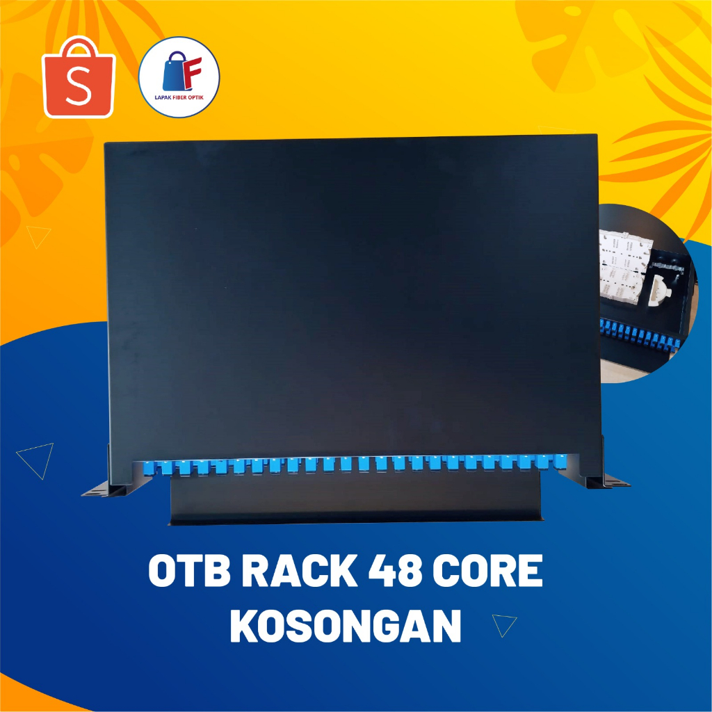 Jual OTB Rack 48 Core / Patch panel sliding 48 Core 2 U Garudafiber ...