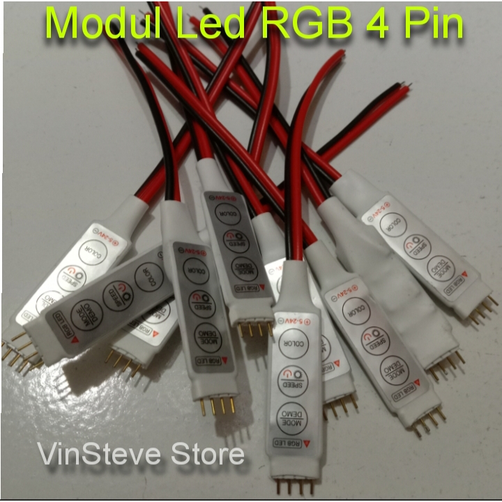 Jual Modul Led RGB 4 pin 6 Mode 6 Speed 5-24V | Shopee Indonesia
