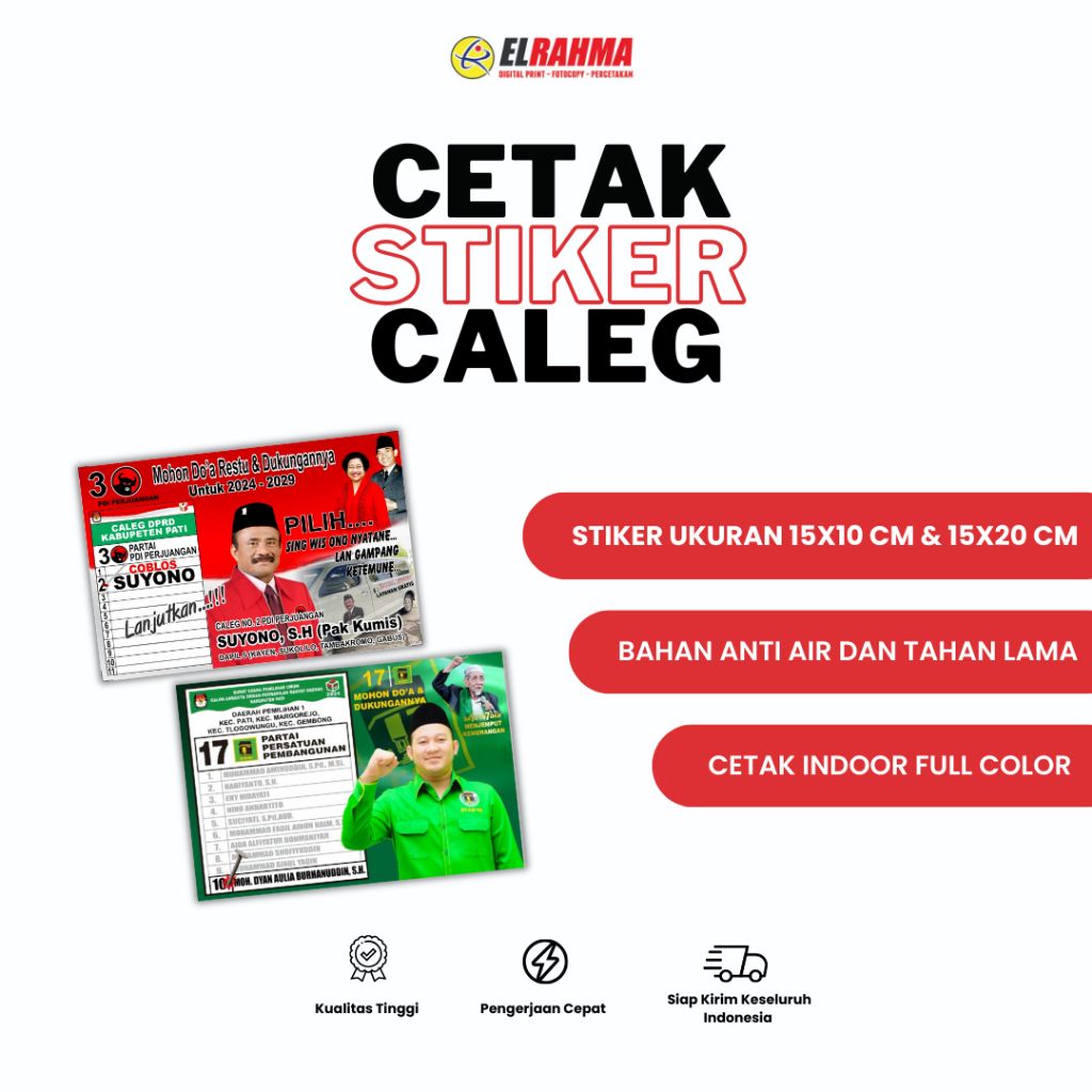 Jual CETAK STIKER CALEG PARTAI / STIKER KAMPANYE / STIKER PEMILU ... Jual CETAK STIKER CALEG PARTAI / STIKER KAMPANYE / STIKER PEMILU ...