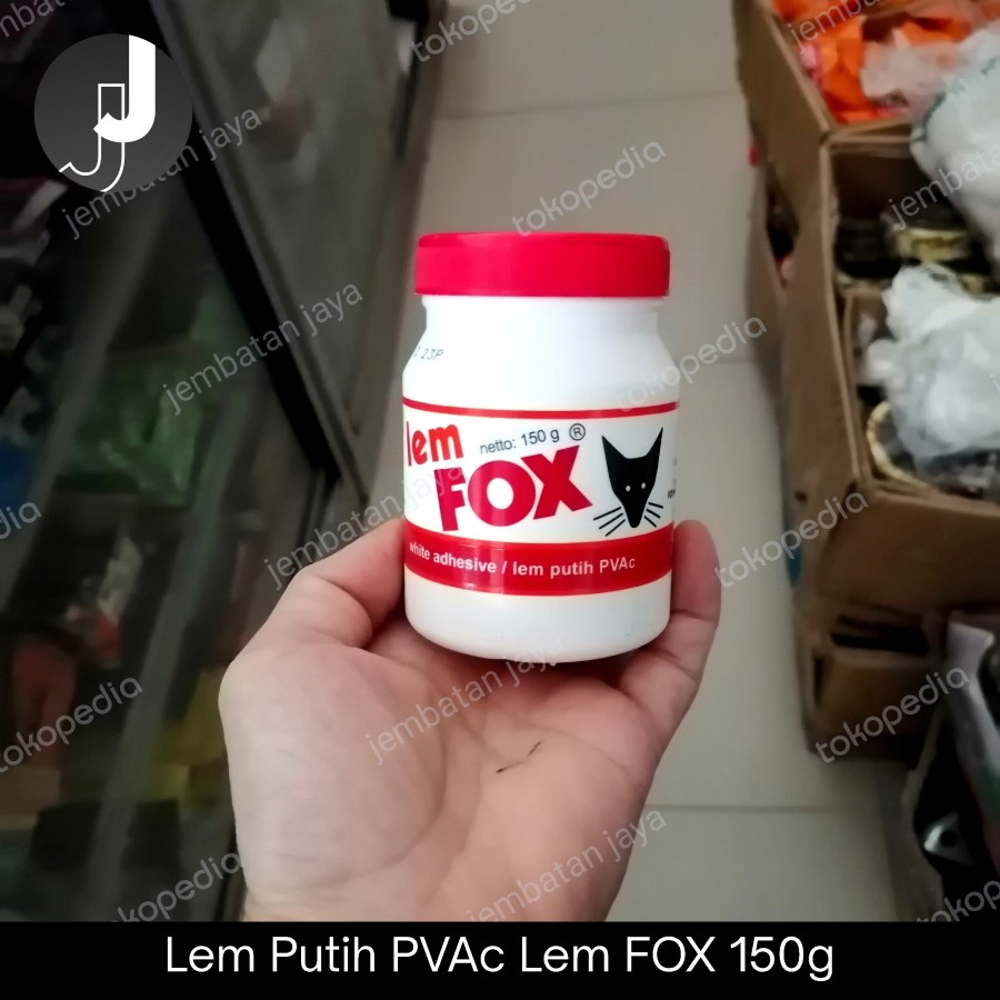 Jual Lem Putih PVAc Lem Fox White adhesive 150g 150 g | Shopee Indonesia