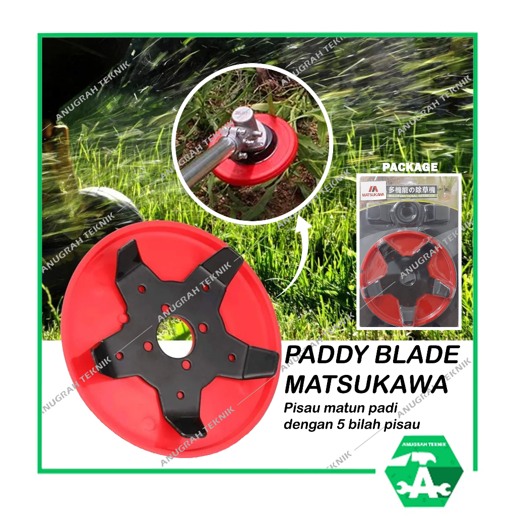 Jual Mata Pisau Matun Padi Paddy Blade Penyaing Gulma Pisau Mesin ...