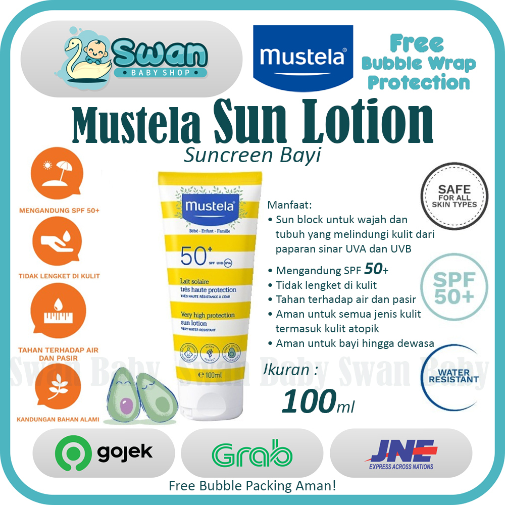 Jual Mustela High Protection Sun Lotion / Sunscreen Bayi | Shopee Indonesia