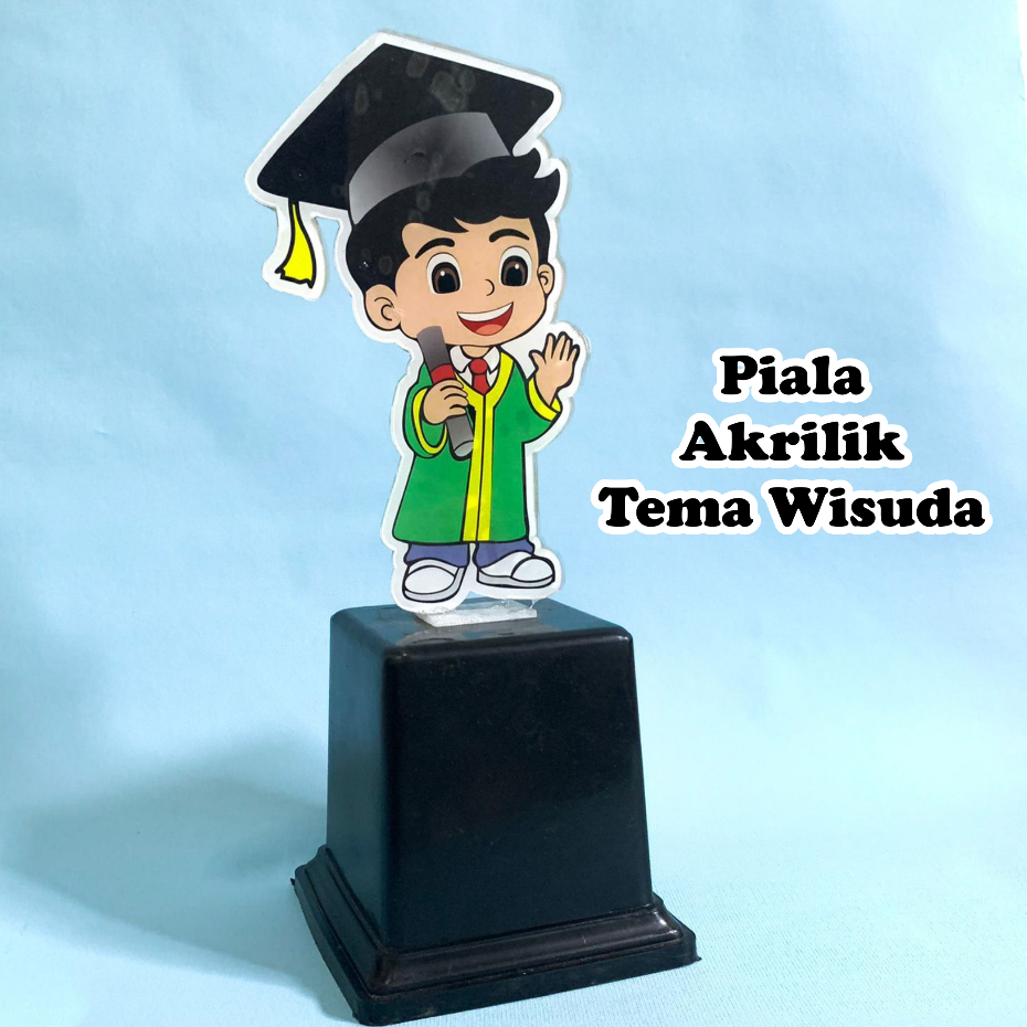 Jual Piala Wisuda Akrilik Vandel Akrilik Piala Tema Wisuda | Shopee ...