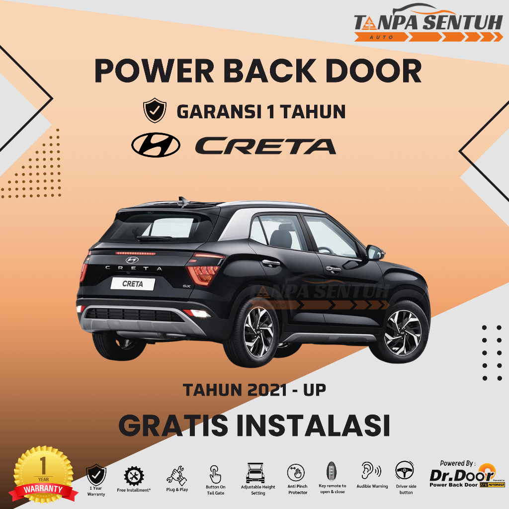 Jual Hyundai Creta 2021+ Power Back Door / Pintu Bagasi Otomatis ...