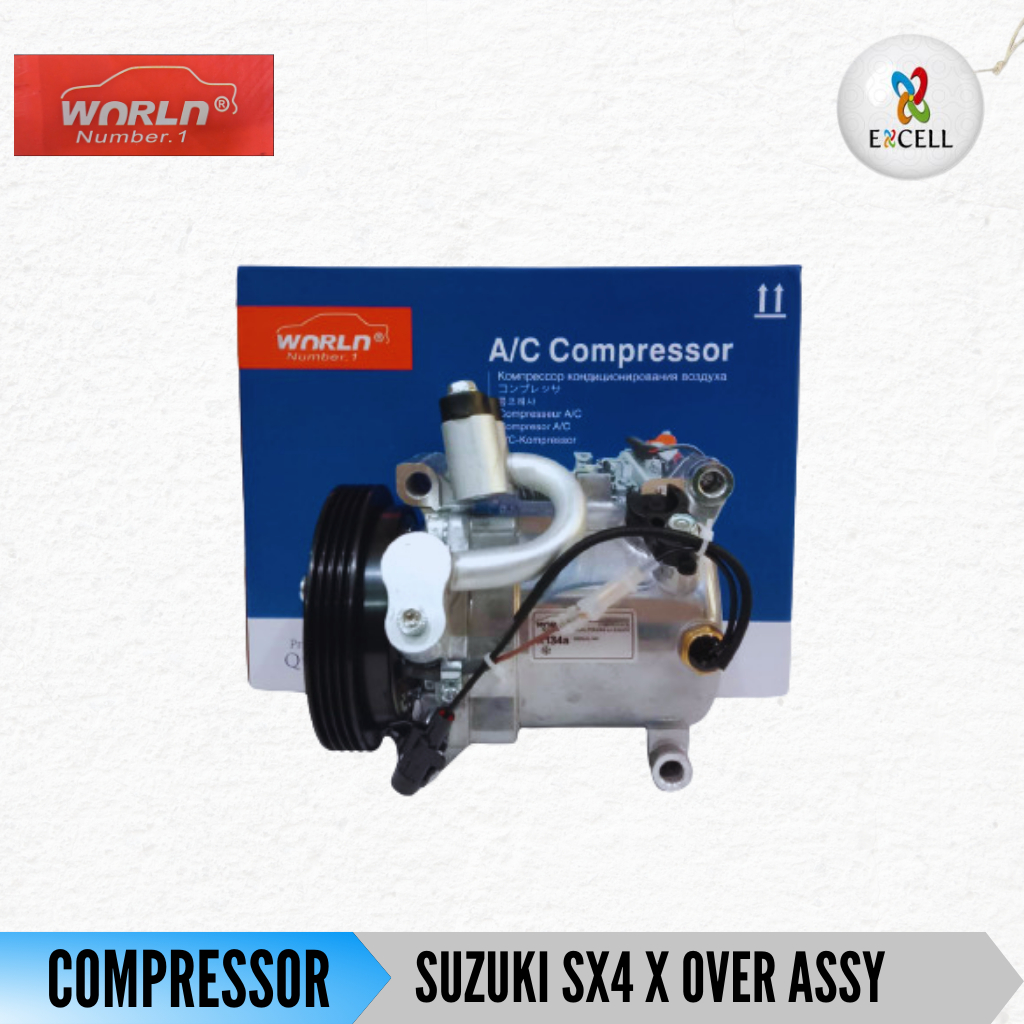 Jual Compressor Kompresor Ac Mobil Suzuki SX4 X Over Assy Neo Baleno ...