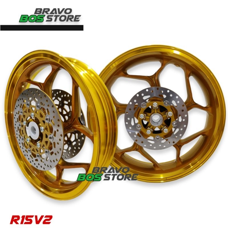 Jual Velg Axio R15 V2 Triple Disc R15 V2 Tapak Lebar 300X17 / 450X17 DD ...