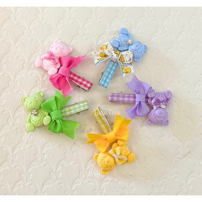 Jual Bow Time : 1 pc J011 handmade Hairpin hairclip Jepit rambut anak ...