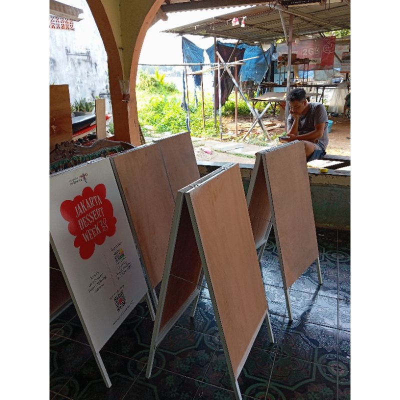 Jual papan menu/papan iklan/signage besi/ | Shopee Indonesia