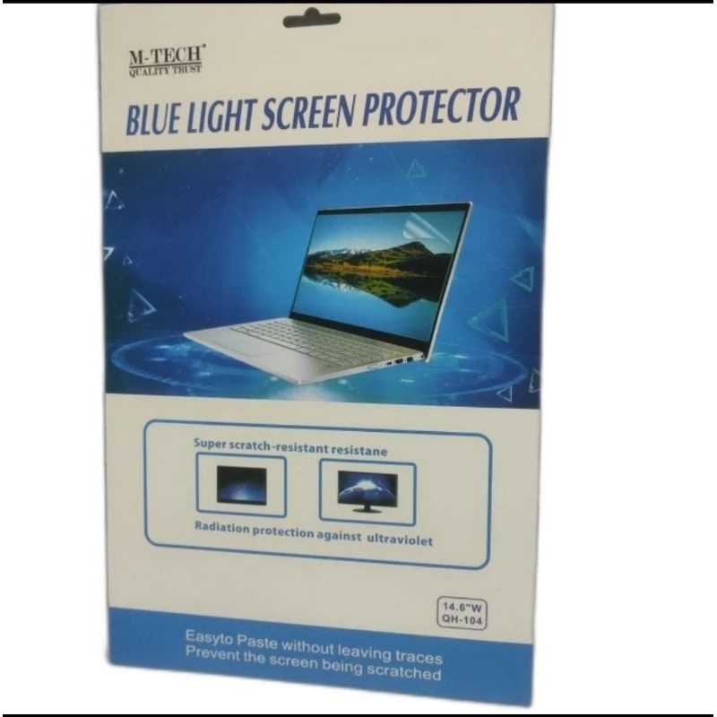 Jual pelindung layar screen protector anti radiasi blue light 14 inci ...