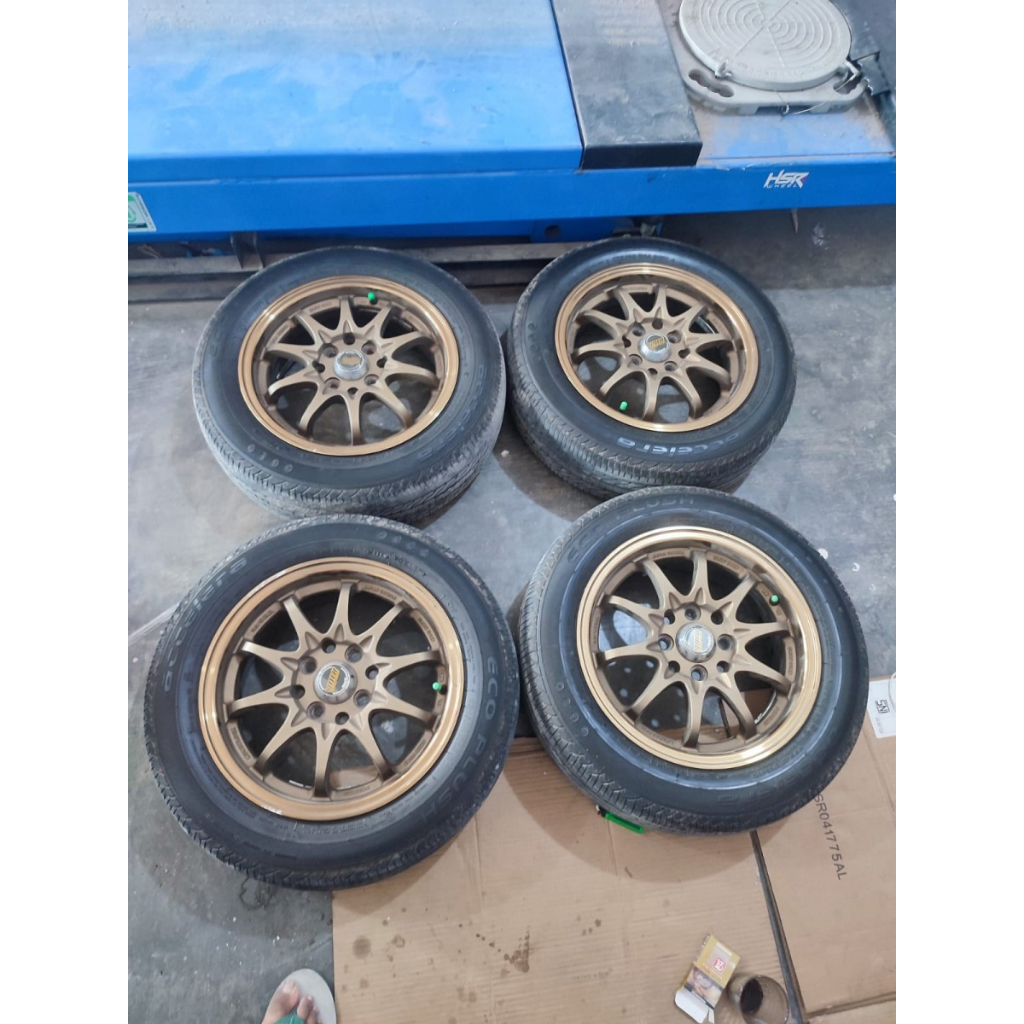 Jual VELG SEKEN BEKAS MURAH CE28 RING 14 PCD 4X100 4X114 BAN 175 65 R14 ...