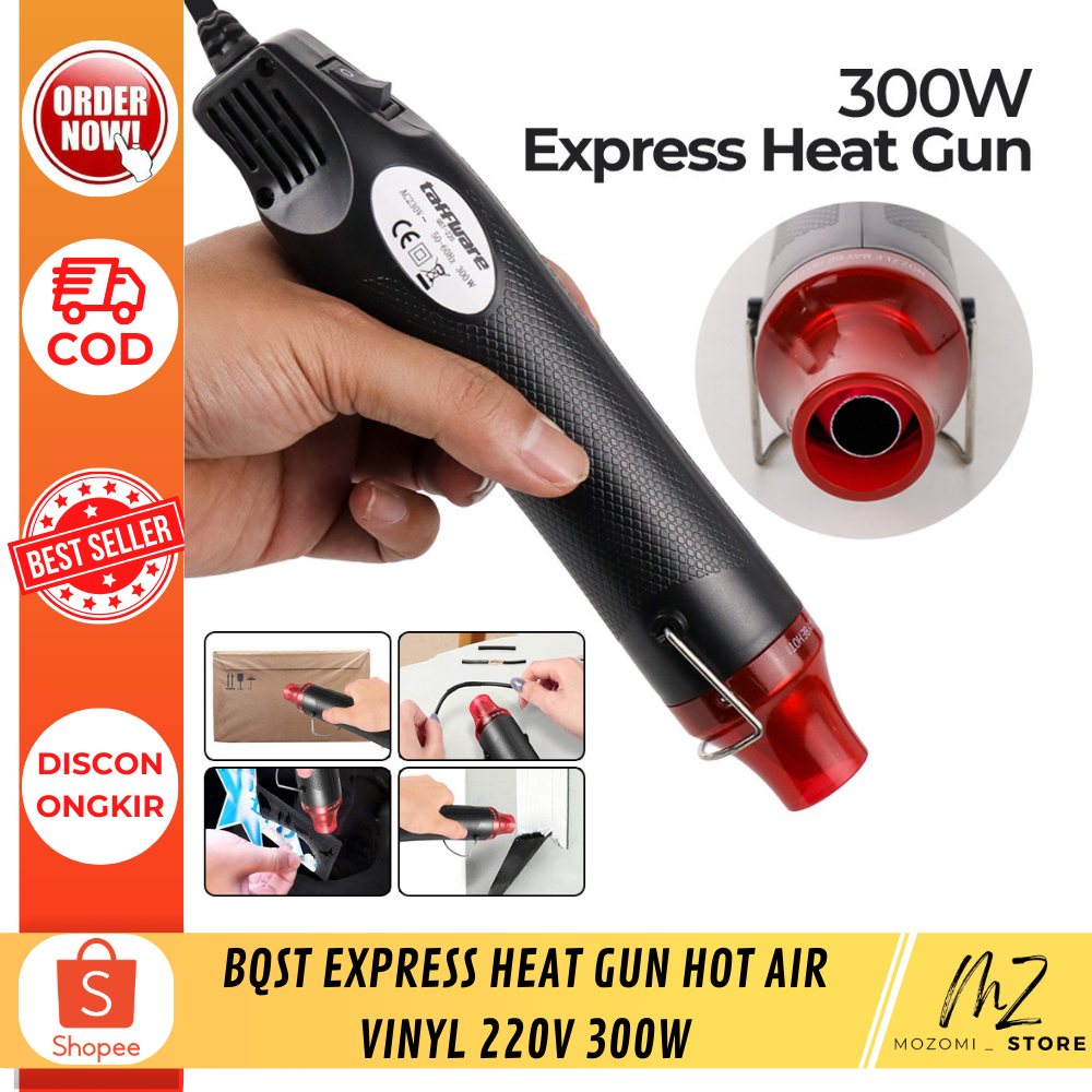 Jual QST Express Heat Gun Hot Air Vinyl 220V 300W Pemanas Elektrik Hair ...