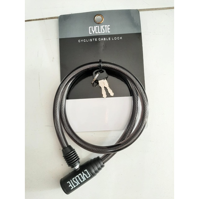 Jual LOCK SEPEDA / KUNCI SEPEDA MODEL SPIRAL CYCLISTE LC 8080 | Shopee ...