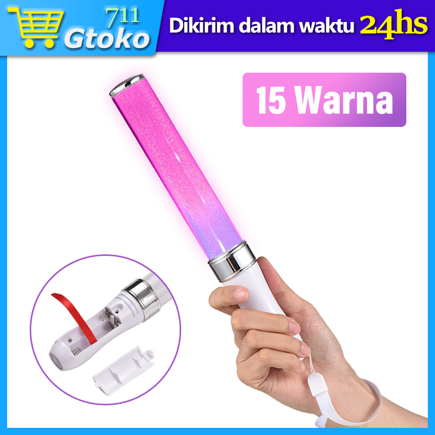 Jual Lampu LED Stik Tongkat Konser Pesta Light Stick Glow Stick 15 ...