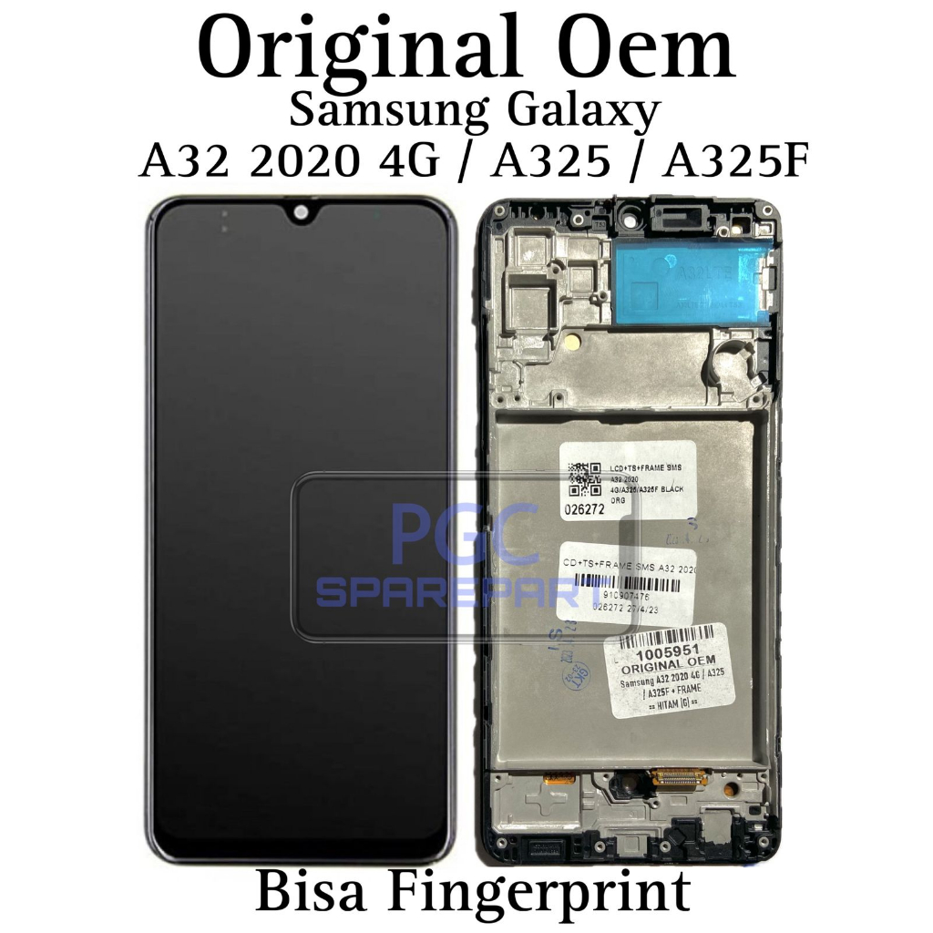 Jual LCD Touchscreen Fullset Samsung Galaxy A32 4G / A325 / SM-A325F | Shopee Indonesia