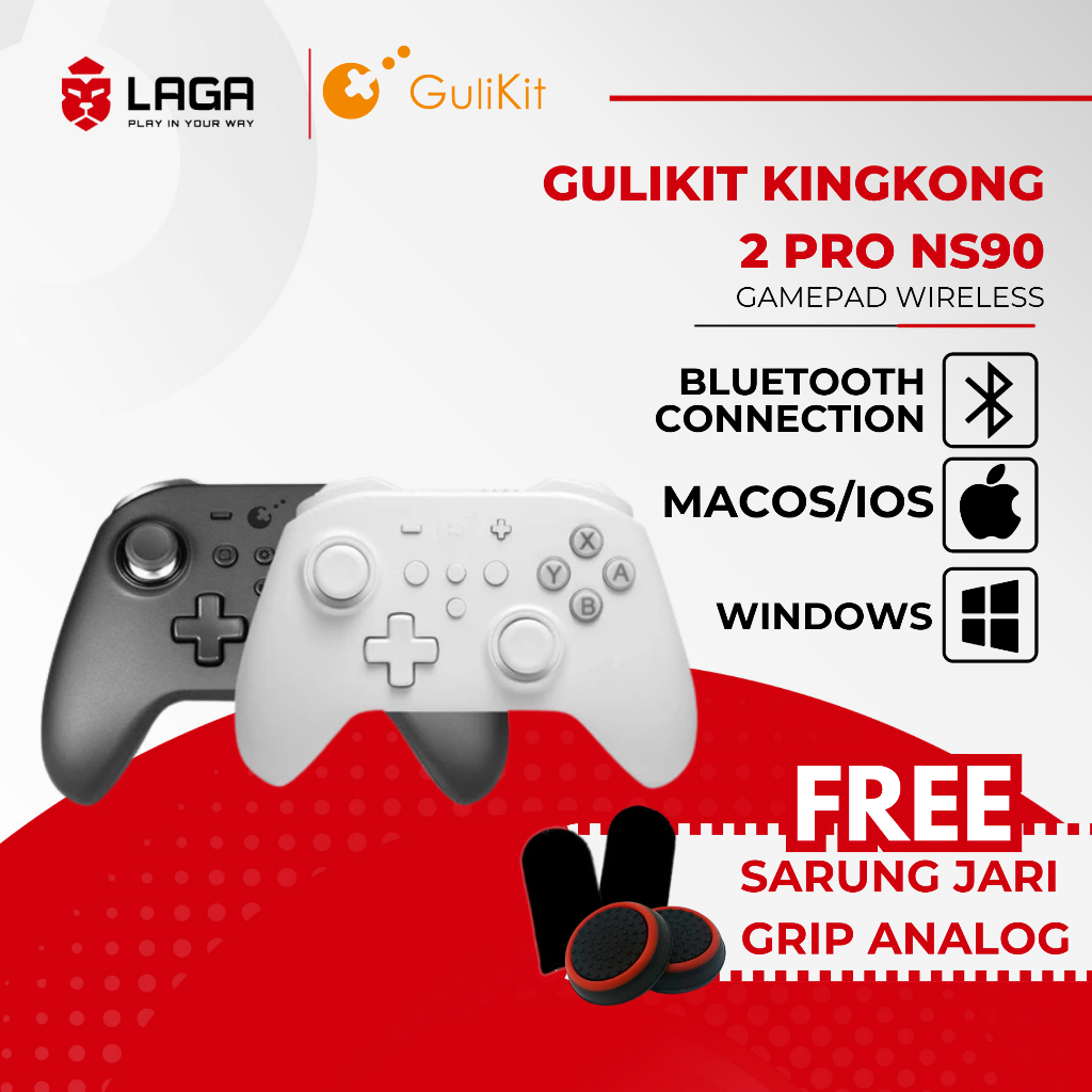 Jual Gulikit Kingkong 2 Pro NS09 Controller Wireless Nintendo Switch WinMac | Shopee Indonesia