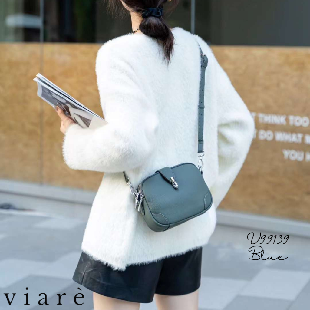 Jual VIARE BAG V8819 TAS KULIT LEATHER SHOULDER MEDIUM BAG SELEMPANG | Shopee Indonesia