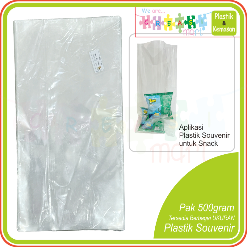 Jual Plastik Souvenir Pak 500gram Berbagai Ukuran Plastik Snack Plastik ...