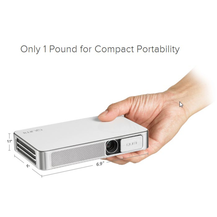 Jual Mini Pocket Travel HD Projector Qumi Q3 Plus by Vivitek | Shopee ...