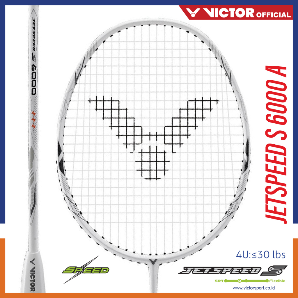 Jual VICTOR Raket Badminton Jetspeed S 6000/ js-6000 a | Shopee Indonesia