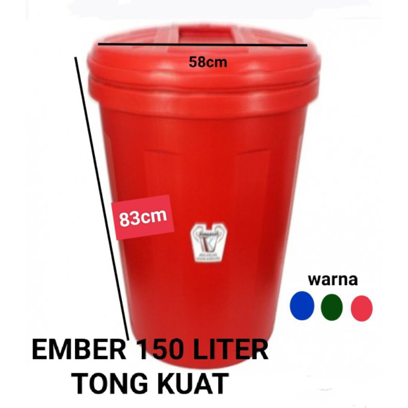 Jual EMBER 150 L / TONG KUAT / PENAMPUNG AIR ( INSTANT ) | Shopee Indonesia